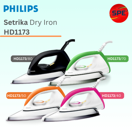 Philips DRY IRON HD1173/40/HD1173/50/HD1173/70/HD1173/80 Official ...