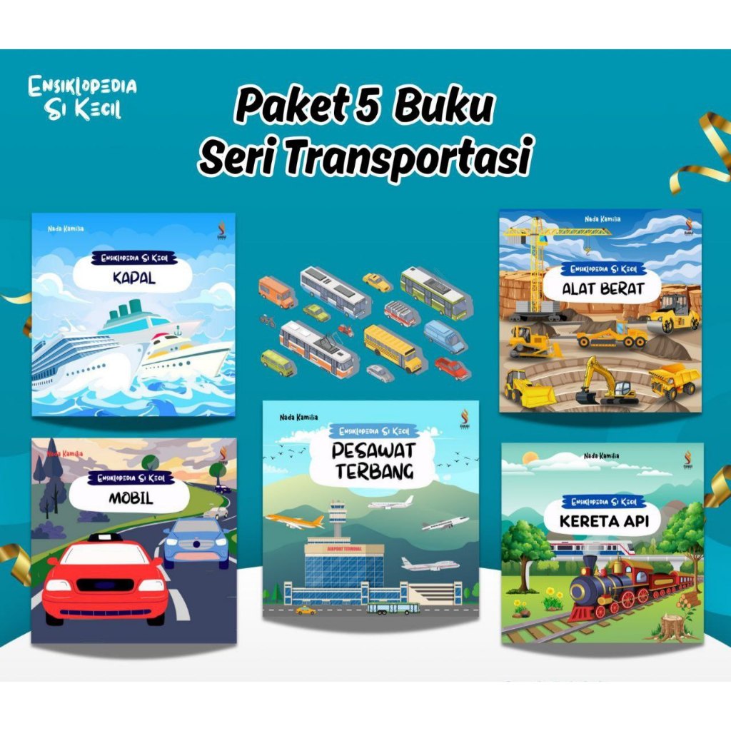 1 Package of 5 Encyclopedia Books for Little Ones Transportation Series ...