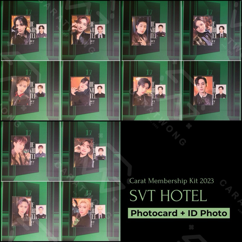 SEVENTEEN - SHARING Carat Membership Kit 2023 - SVT HOTEL - Photocard ...
