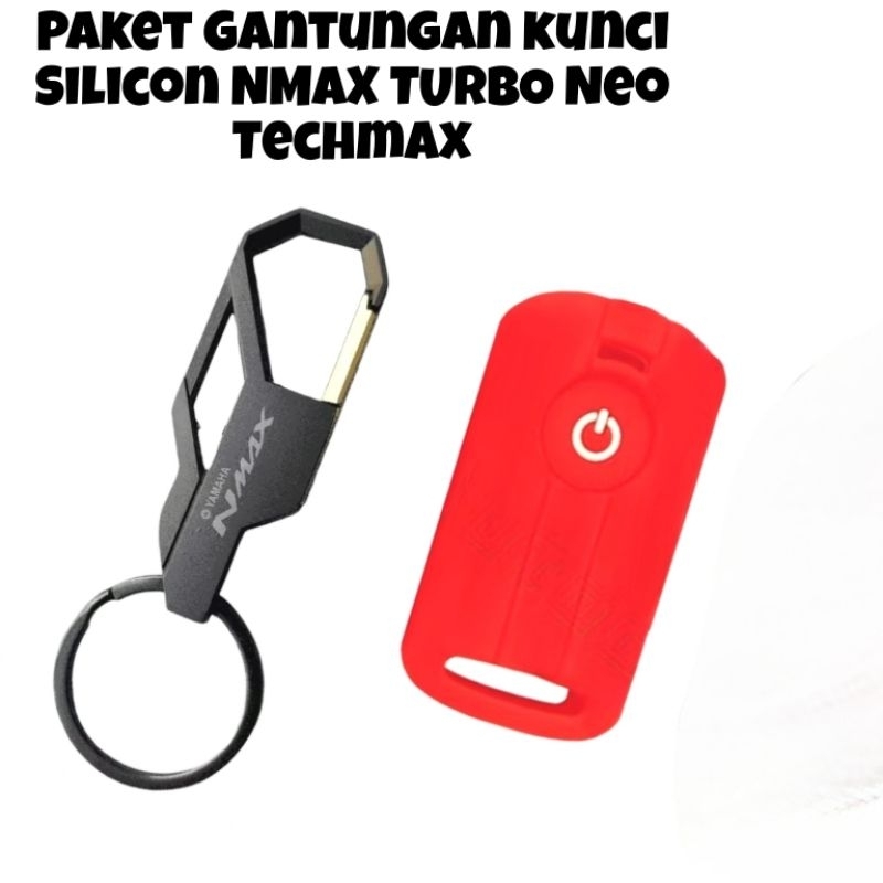 GANTUNGAN NMAX TURBO NEO TECHMAX Silicon Keychain Package 2024-2025 ...