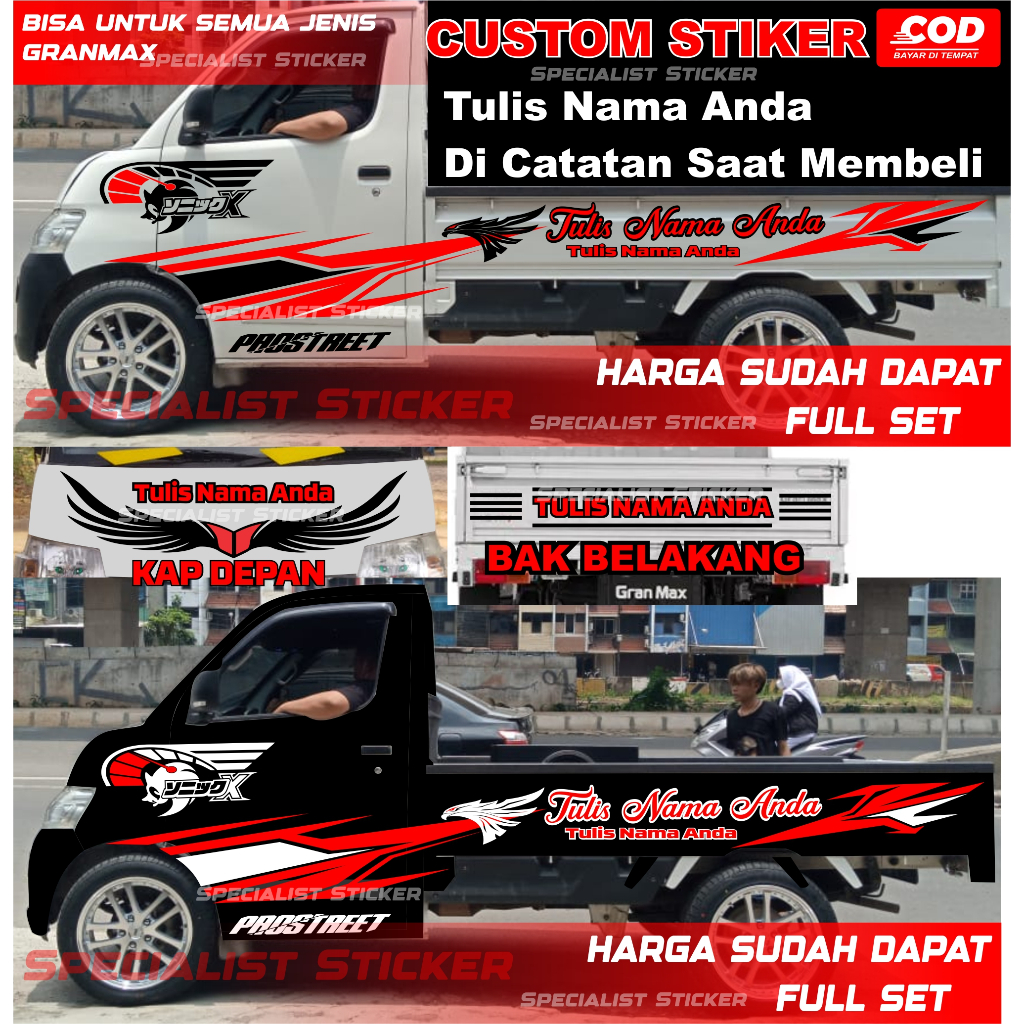 Full Body Granmax Pick Up Sticker | Shopee Malaysia