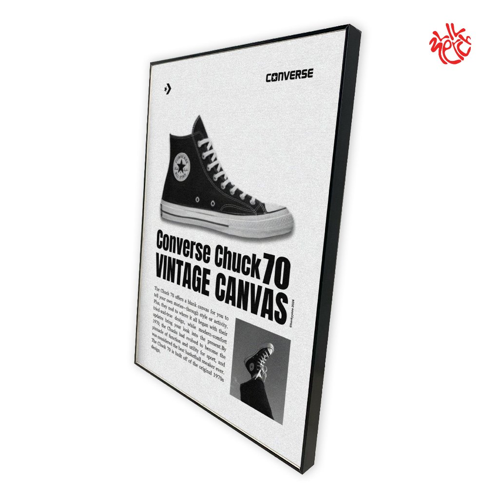 Converse POSTER/AESTHETIC POSTER/FRAMEBLOCK POSTER | Shopee Malaysia