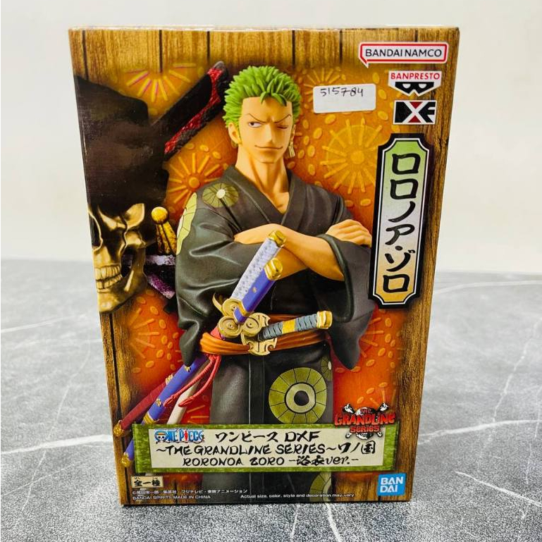 One Piece Roronoa Zoro DXF Onepiece Figure The Grandline Series Wano ...