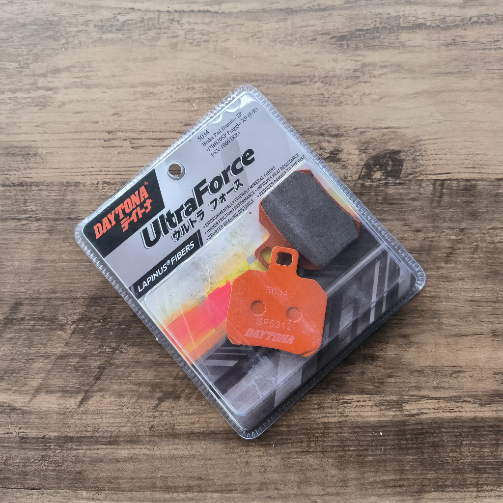 DAYTONA LAPINUS FIBERS BRAKE CAMPS 2 PISTON LARGE BREMBO P2 CALIPER ...