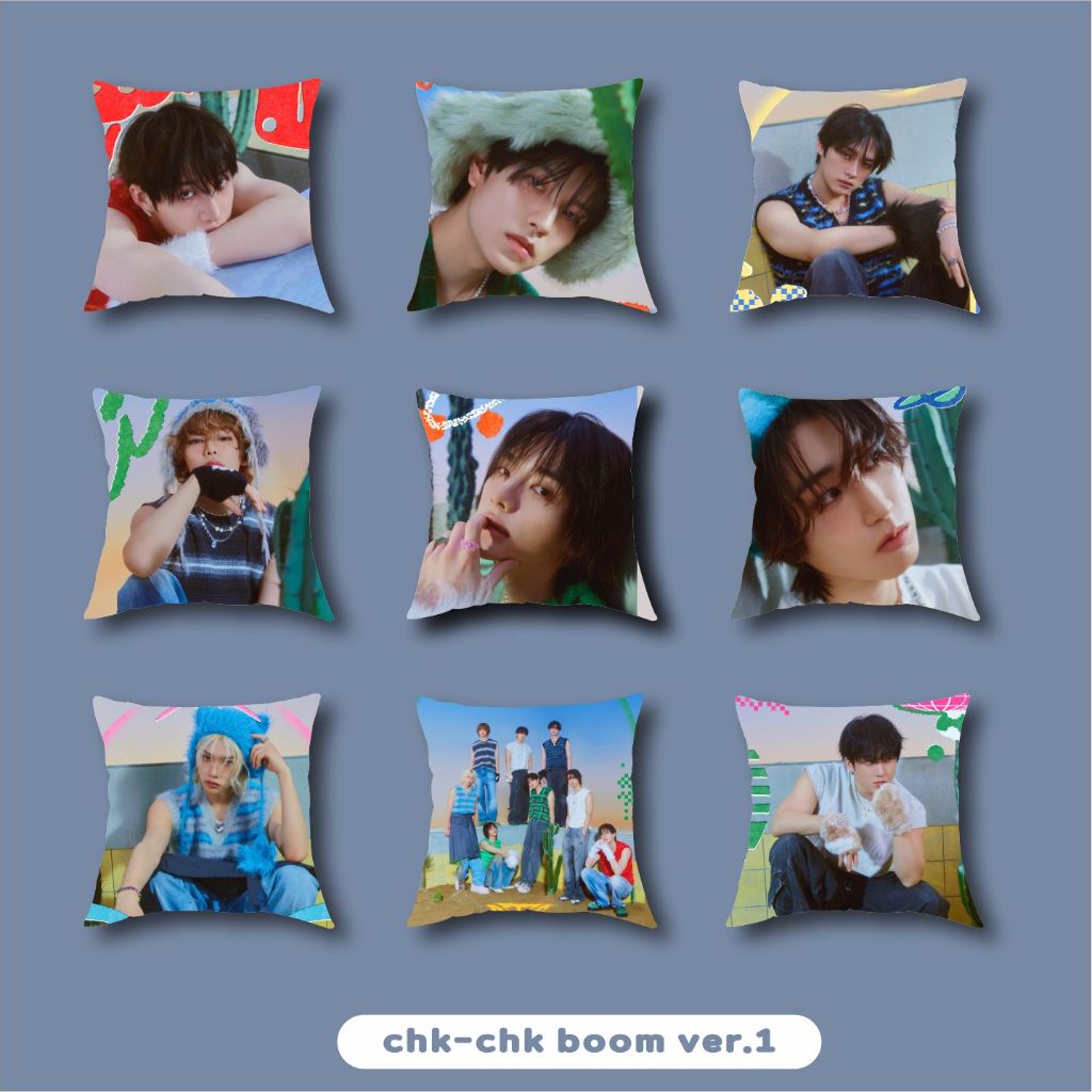 STRAY KIDS MANIAC SKZ SKZOO & Maxident ROCK STAR PILLOW | Shopee Malaysia