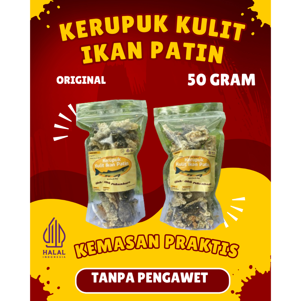 Original Patin Fish Skin Crackers 50 gr | Shopee Malaysia