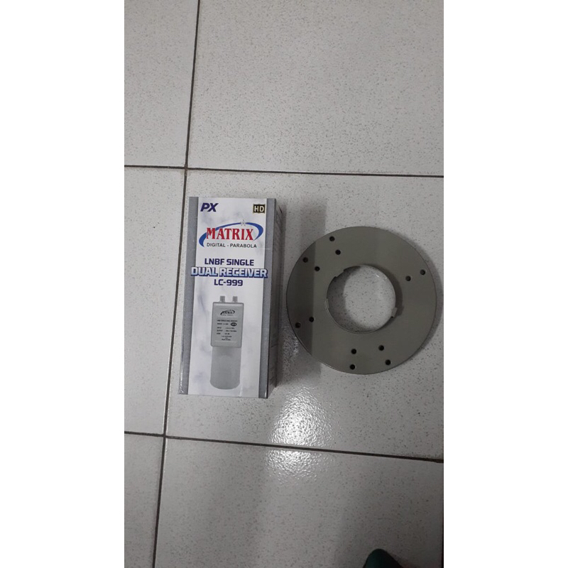 Lnb C Band Matrix Dual Receiver (1 Satellite 2 Receivers) + Single ...
