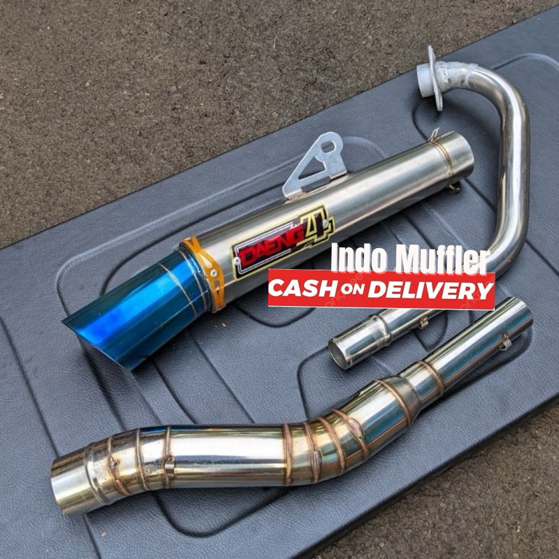 SAMPO Daeng Conical Canister Exhaust open pipe for Tmx 125 155 Rusi ...