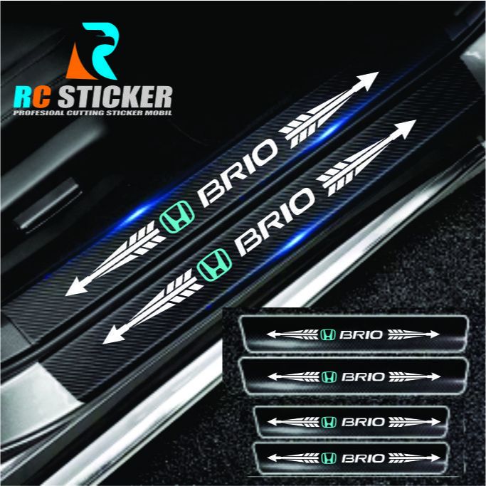 Brio CAR STICKER BRIO 3D CARBON STICKER BRIO FOOTSTEP SAFETY | Shopee ...