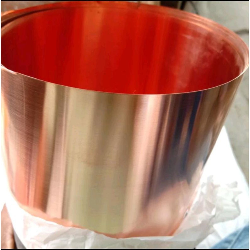Pure Copper Plate Thickness 0,2mm x 150mm x 1200mm | Shopee Malaysia