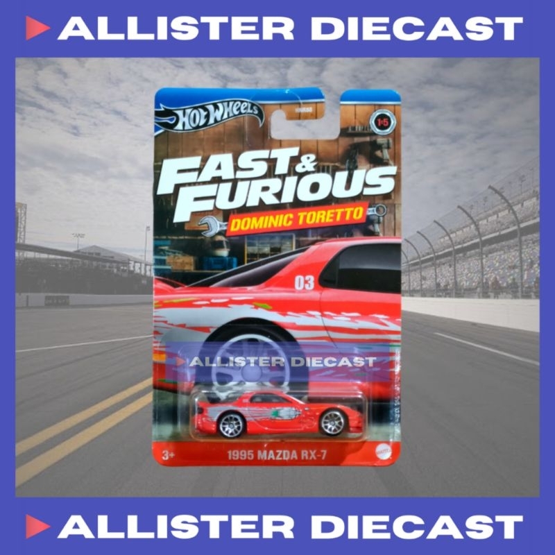Hot Wheels 1995 Mazda RX-7 Dominic Toretto Hotwheels 1995 Mazda RX7 Hot ...