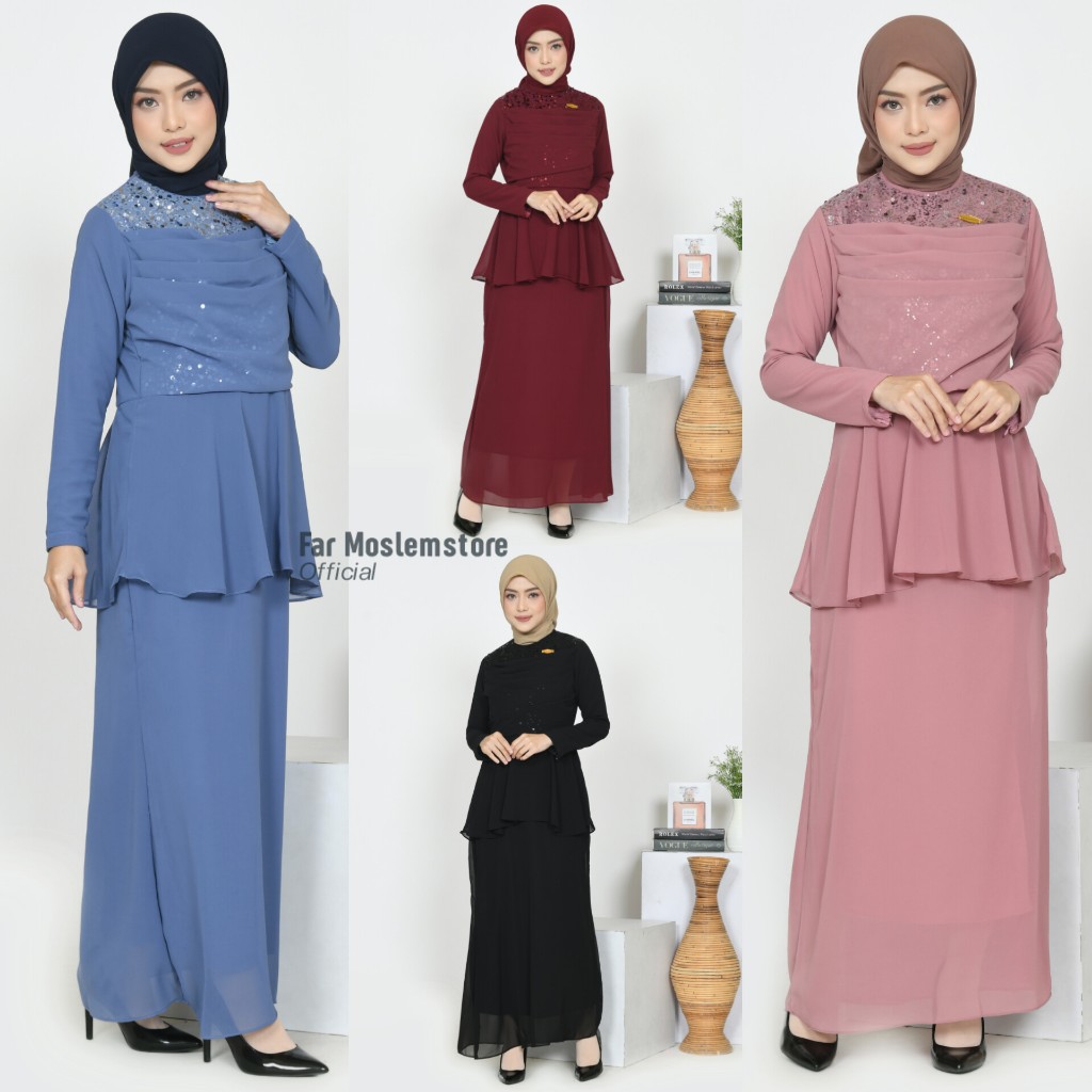 Best Selling!! DRESS ARABIC STYLE MERMAID Brocade PREMIUM Brocade GAMIS ...