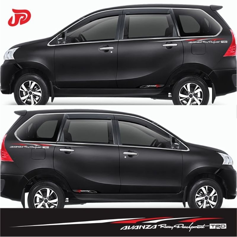 Avanza car sticker cutting sticker Ayla Agya Honda jazz car sticker ...