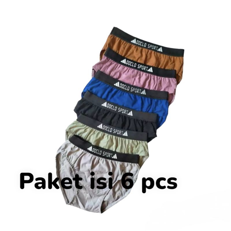 6-piece underwear package adult men's briefs | Shopee Malaysia