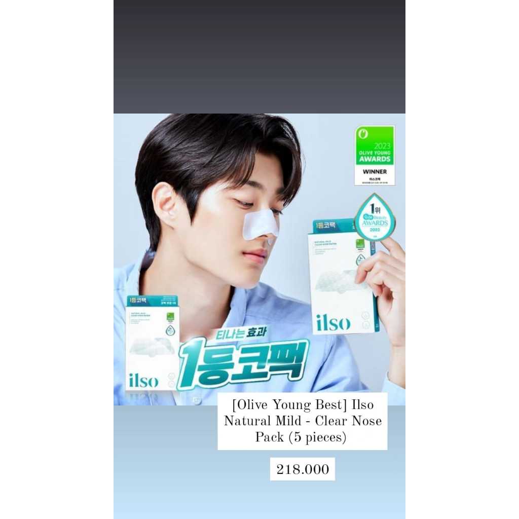 Ilso Natural Mild - clear Nose pack (5 pieces) | Shopee Malaysia