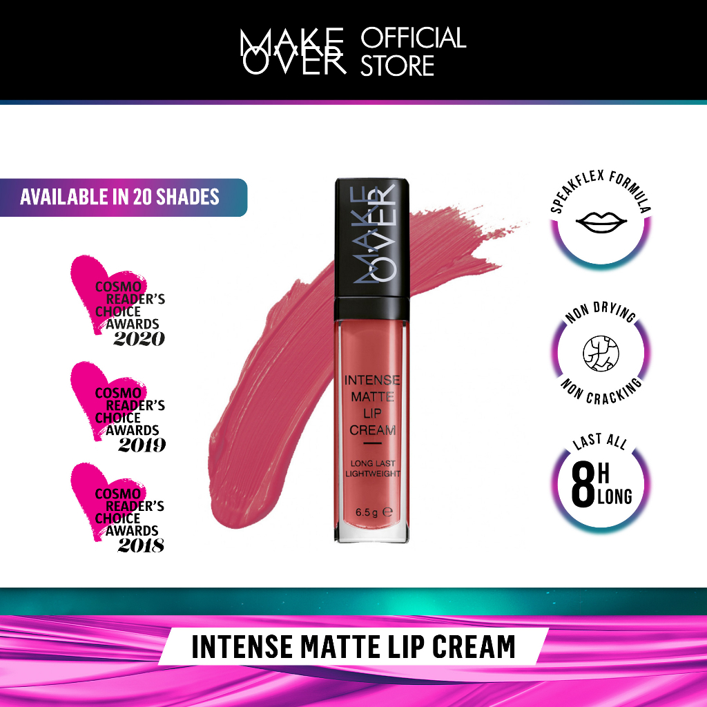 Makeover Intense Matte Lipcream (With The Latest Colors) | Shopee Malaysia