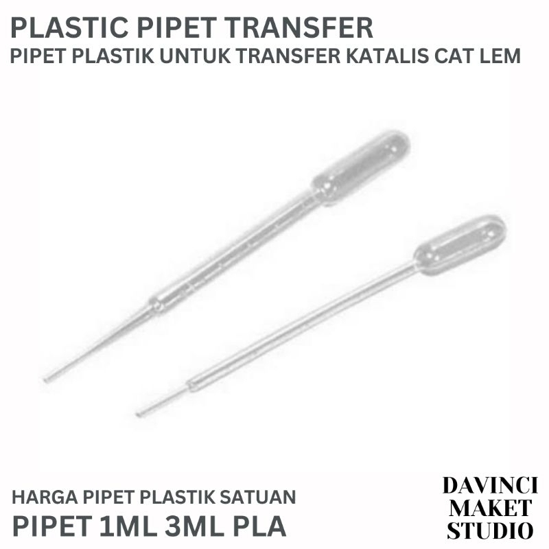 Glass Plastic Transfer Pipette for Paint Thinner Airbrush Catalyst ...