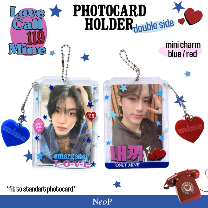 [neoplanet] DOUBLE SIDE PHOTOCARD HOLDER CLEAR TRANSPARANT REGULAR ...