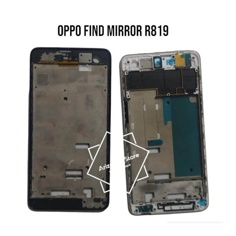 Original OPPO FIND MIRROR R819 CENTRAL BONE LCD COATING FRAME | Shopee ...