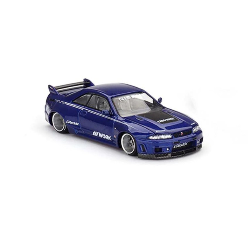 Mini GT Nissan Skyline GTR R33 Kaido Works V2 Blue | Shopee Malaysia