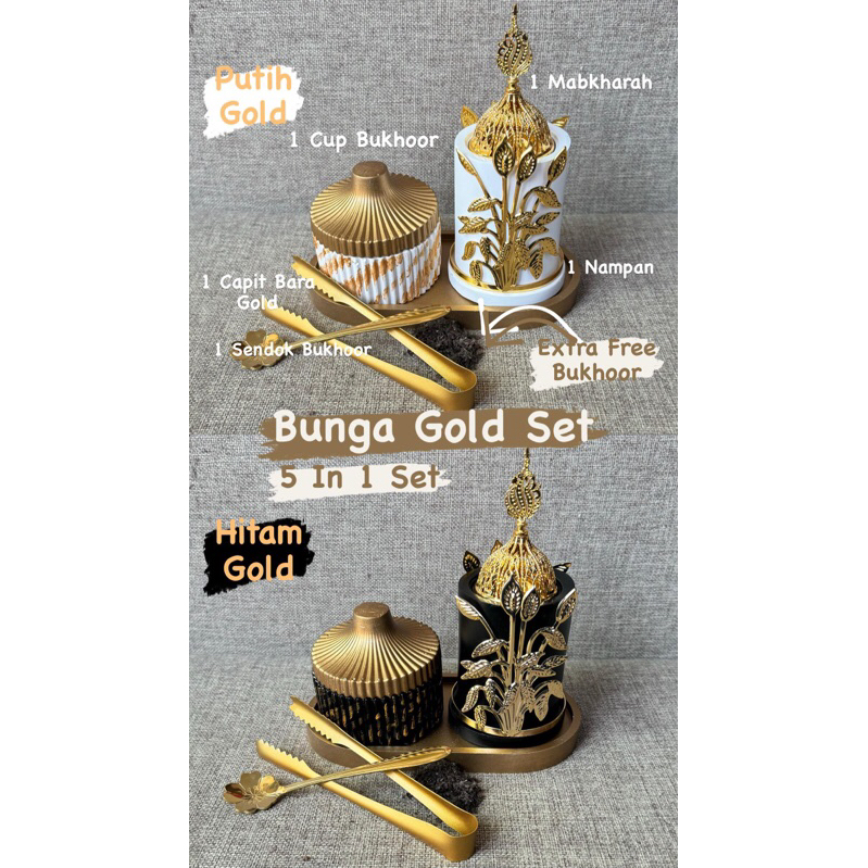 Standard flower Set 5n1 /Mabkharah Set /mabkhara Set Arabic dubai saudi ...