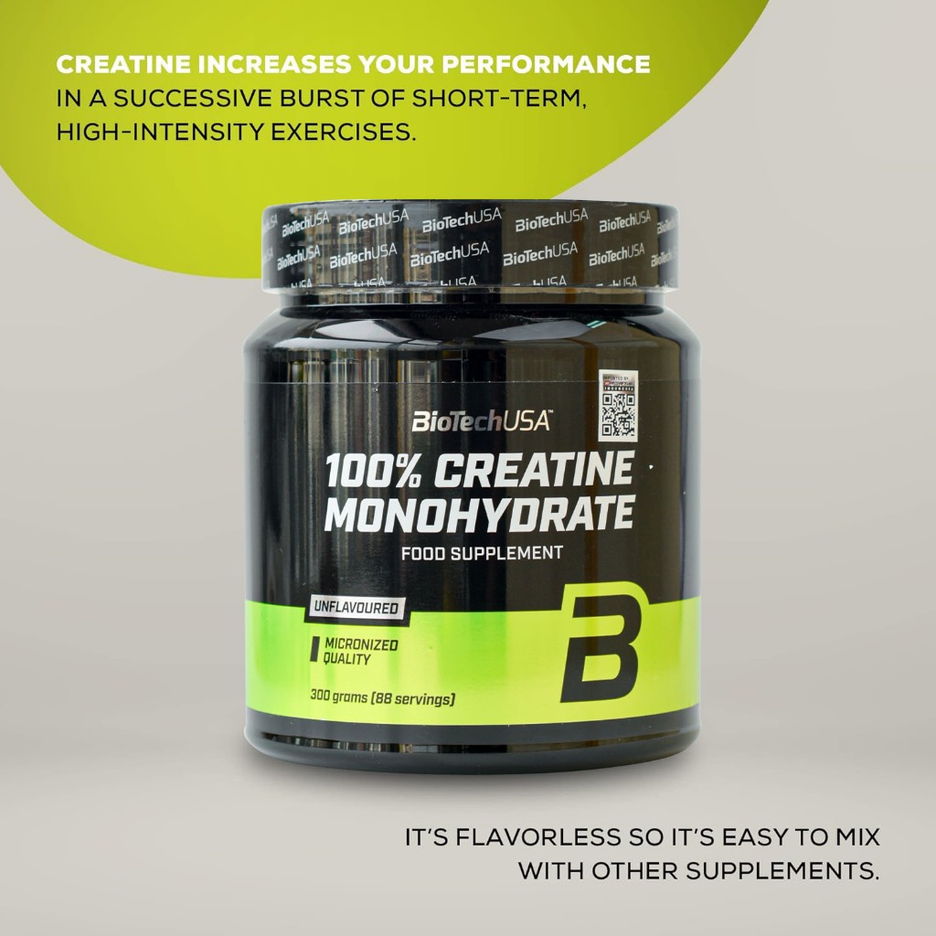 Biotech USA Creatine Monohydrate 300 Gr (88 Servings) | Shopee Malaysia