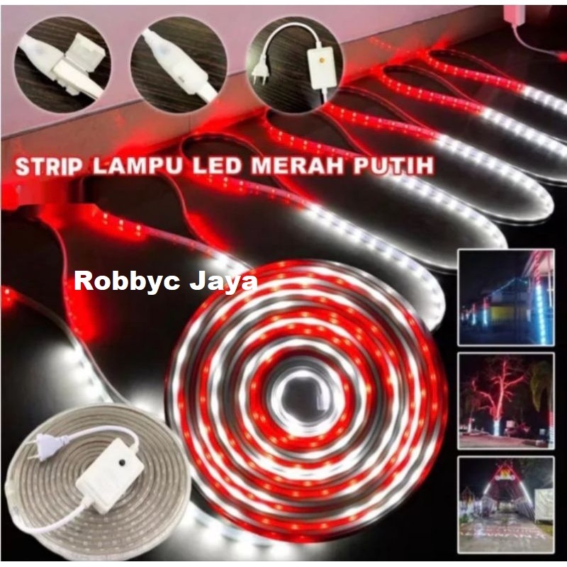 MERAH PUTIH Led Strip Hose Lights August 17th Red White/Decorative ...