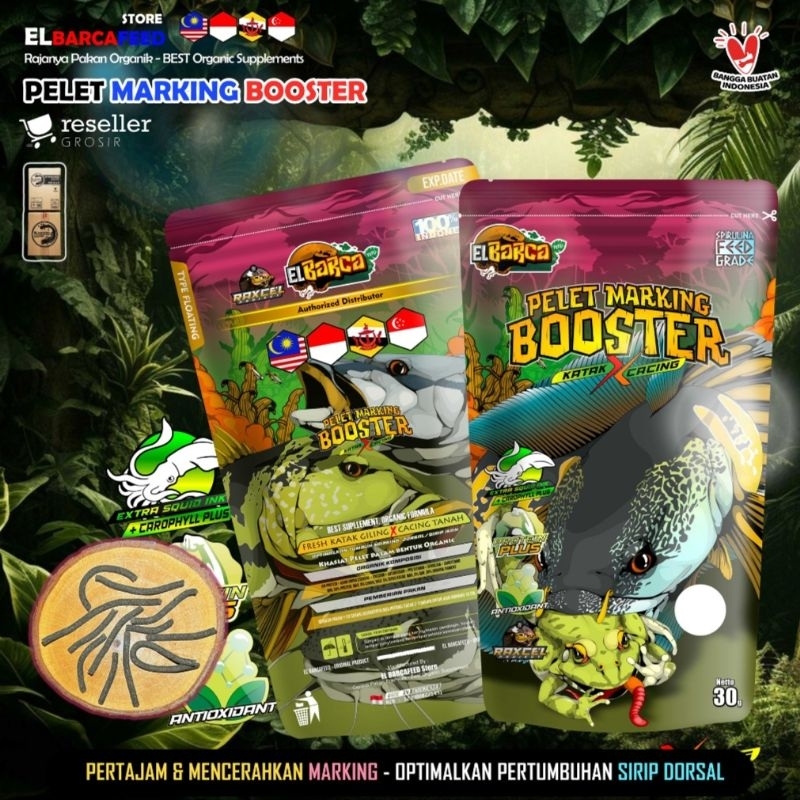 MERAH Frog Pellets Frog MARKING Pellets x Red Worms Super Dorpol Channa ...