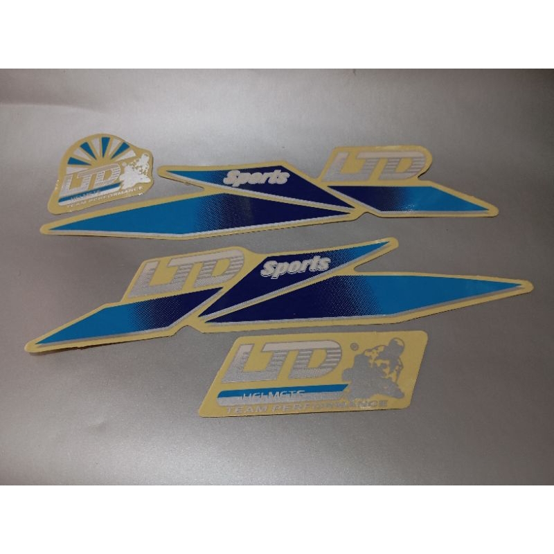 Ltd helmet sticker (blue) | Shopee Malaysia
