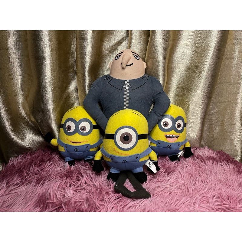Minion & Gru Stuffed Dolls (Despicable Me) | Shopee Malaysia