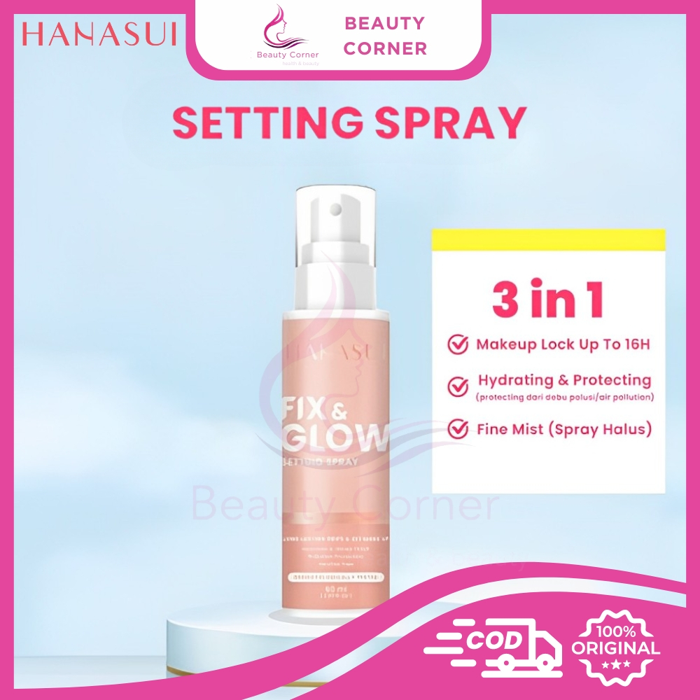 Hanasui Fix & Glow Setting Spray - 60ml | Shopee Malaysia