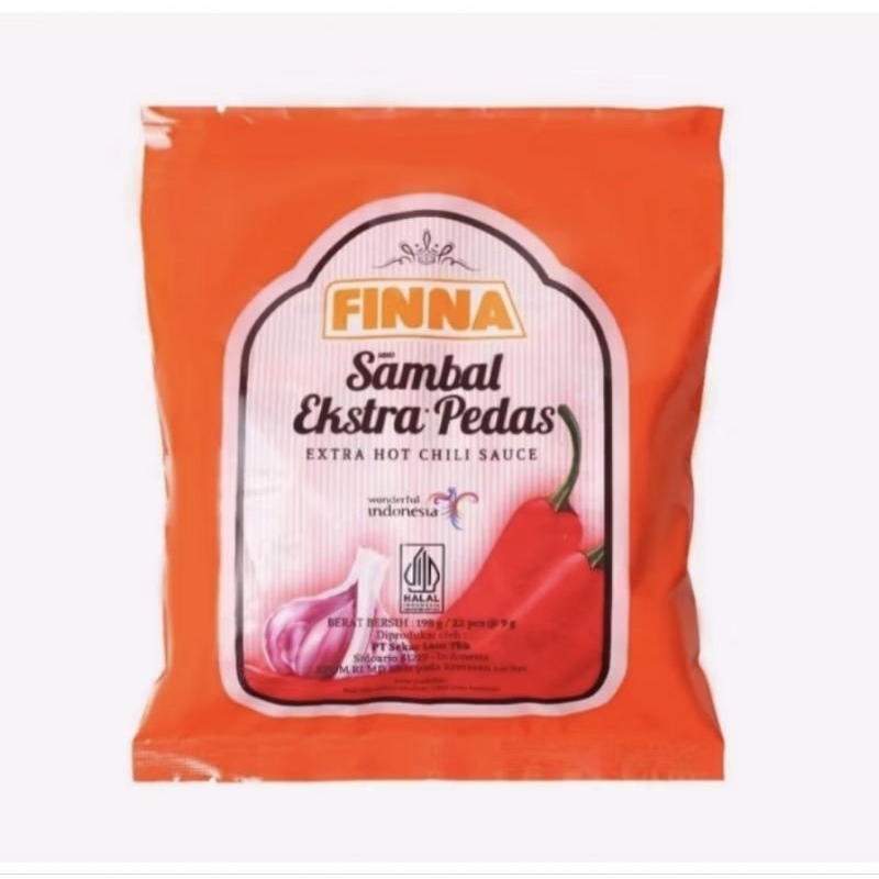Sambal Sachet Finna / Extra Spicy Sambal Finna Sachet | Shopee Malaysia