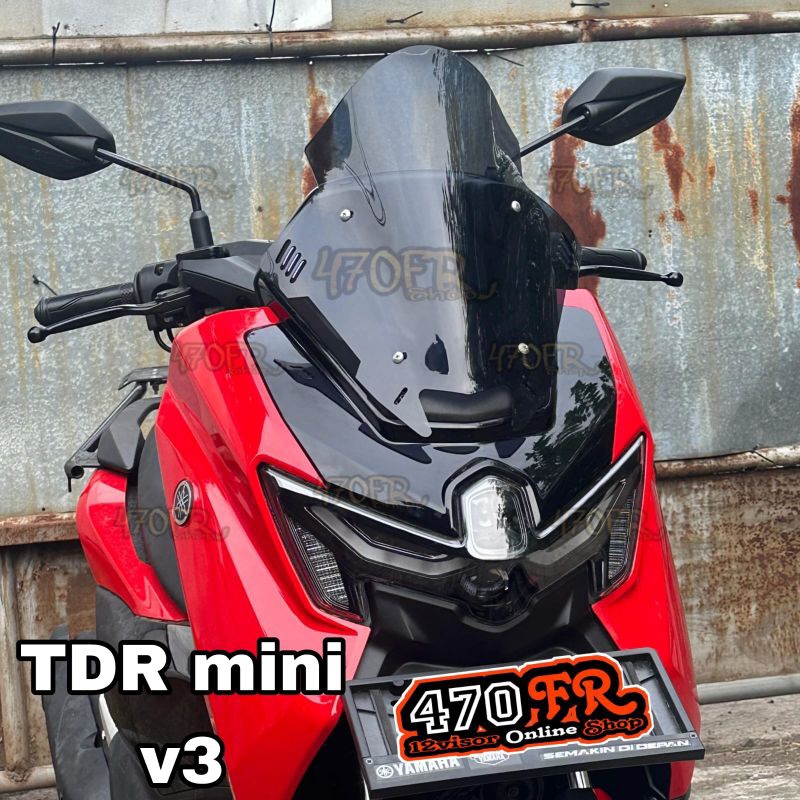 Windshield Nmax Neo Turbo Sporty TDR mini V3. Visor Nmax Turbo 2024 type TDR Mini | Shopee Malaysia