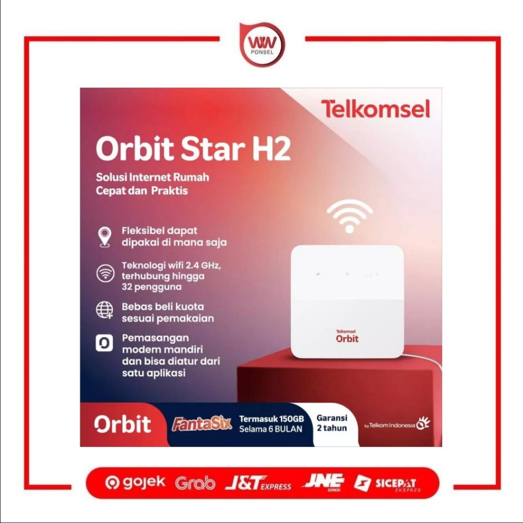 Orbit Star H2 Modem Router Wifi Telkomsel 4G | Shopee Malaysia