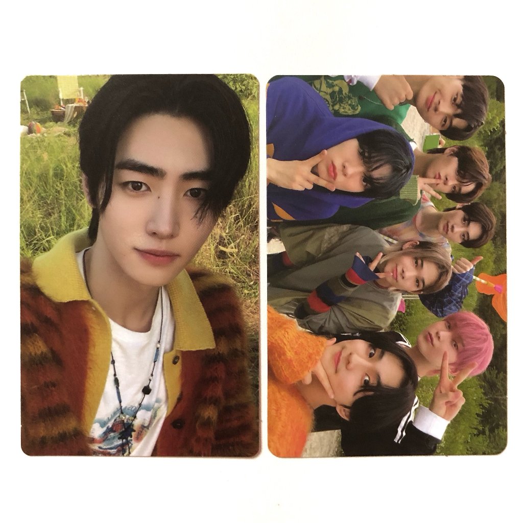 Enhypen Photocard (Heeseung, Jay, Jake, Sunghoon, Sunoo, Ni-Ki) (Orange ...