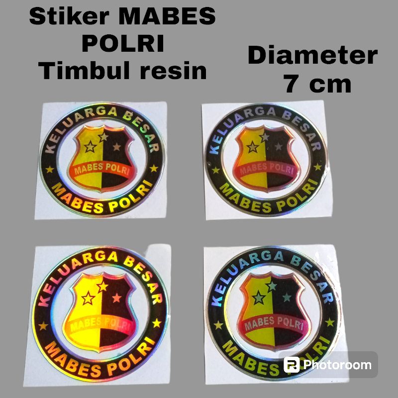 Police Headquarters Stickers Embossed resin, Police Headquarters Large ...
