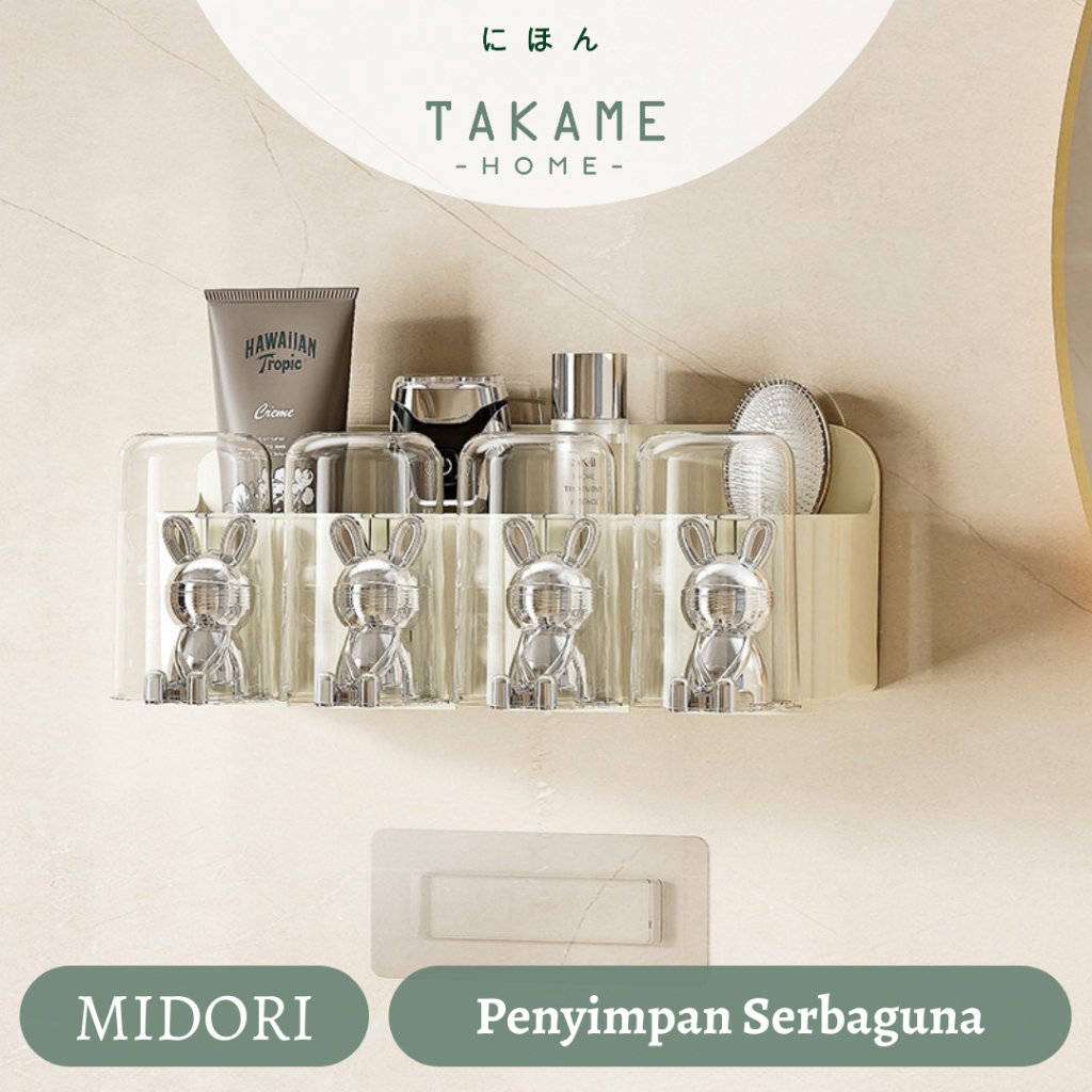 |Takame| Midori Toothbrush Holder Glass Aesthetic Tooth Brush Organizer ...
