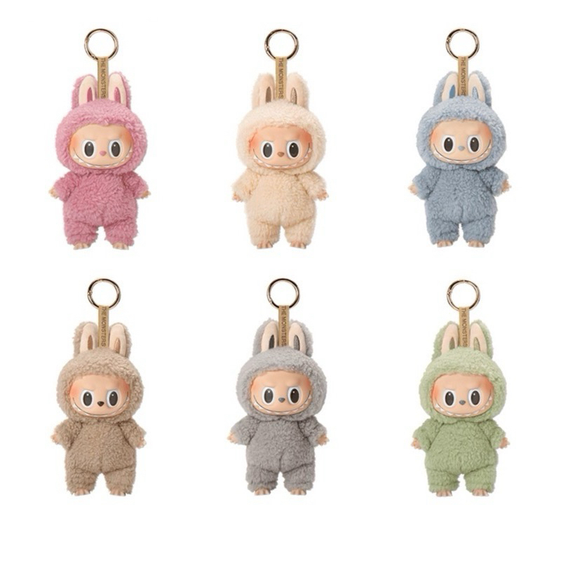 GANTUNGAN Original 100% LABUBU V1 AND V2 Doll Keychain LABUBU LABUBU ...