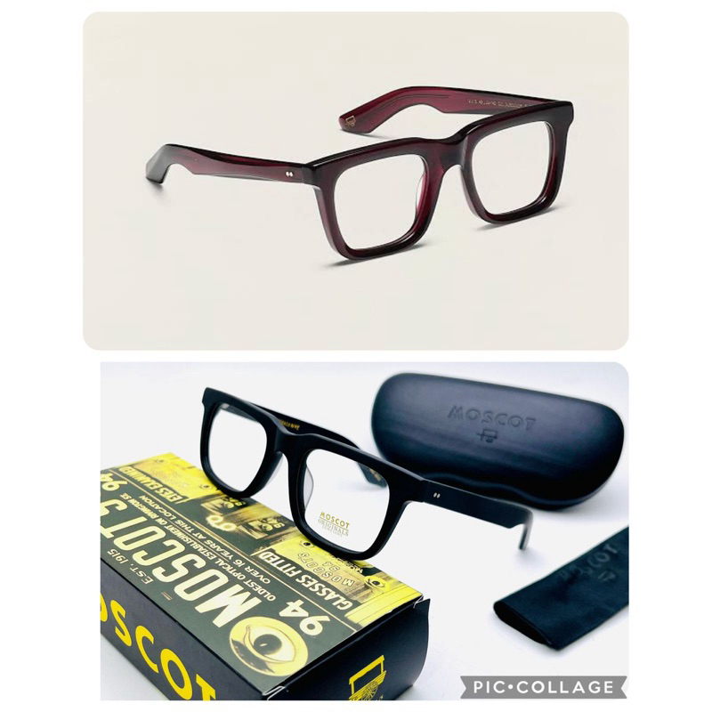 Original GRADE...Super PREMIUM MOSCOT'S RIZIK GLASSES FRAME GRAPHIC WRITING ACETATE MATERIAL FOR ...