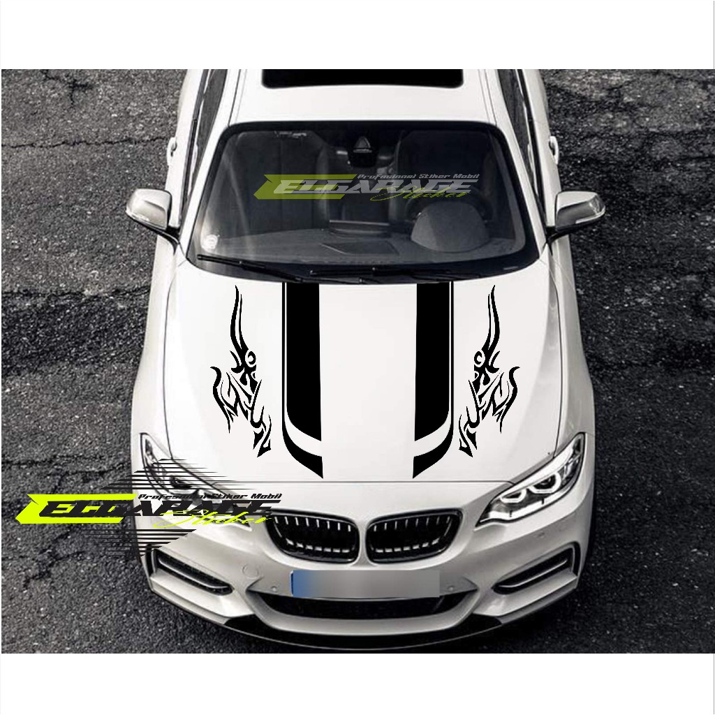 Car hood stickers, various car hood stickers, cutting car hood stickers ...