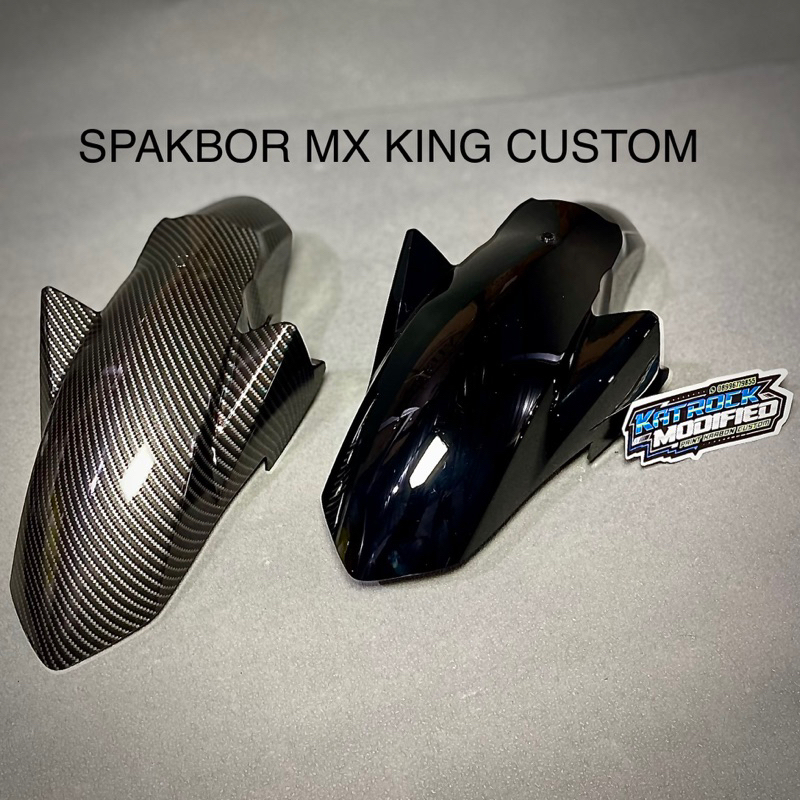 Front SPAKBOR MX KING MALAYSIA STYLE CUSTOM CARBON PLAIN SPAKBOR MX ...