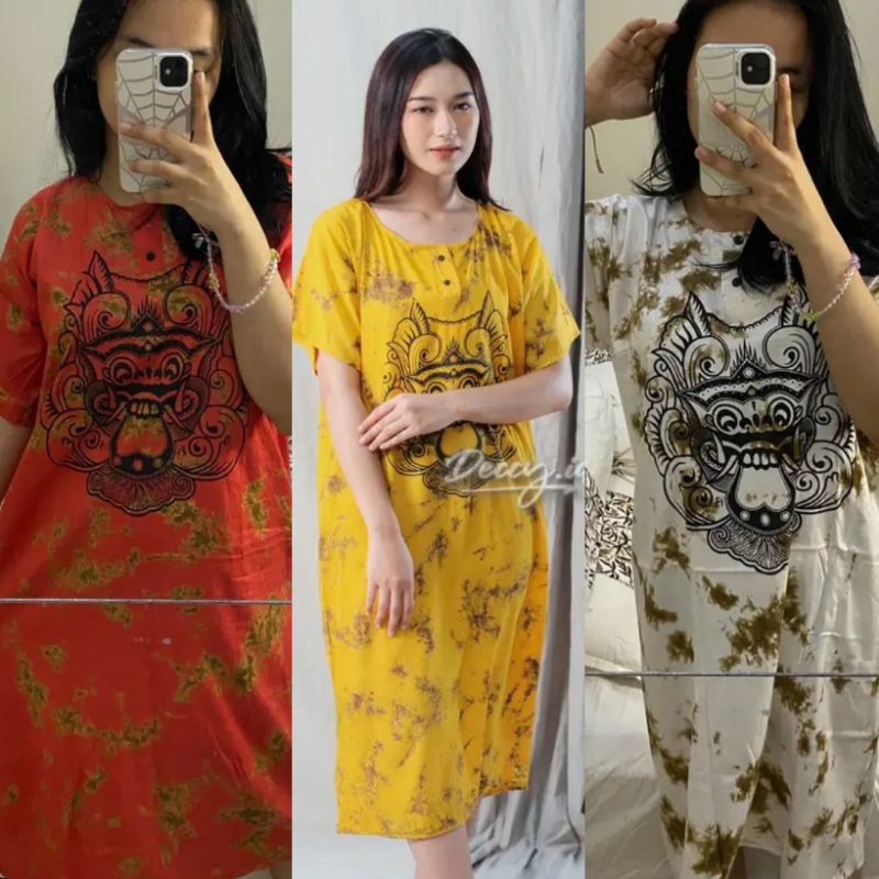 Balinese barong daster, Balinese daster, cool rayon material, gables ...