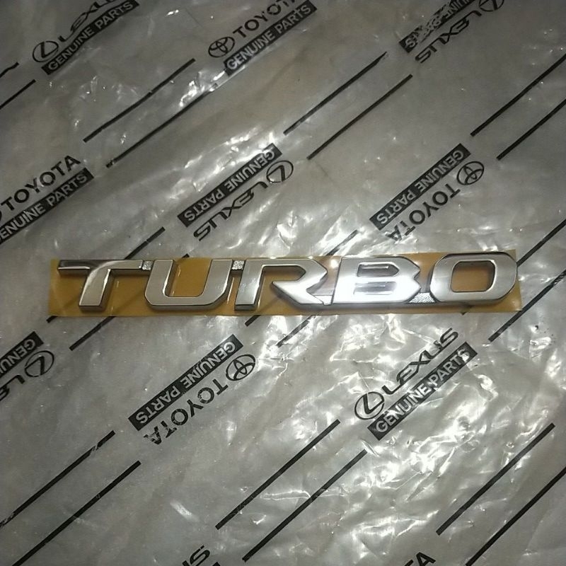 Toyota raize And Daihatsu rocky original turbo body Writing emblem ...