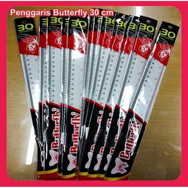 Butterfly RULER 30CM / RULER 30 CM / STATIONERY | Shopee Malaysia