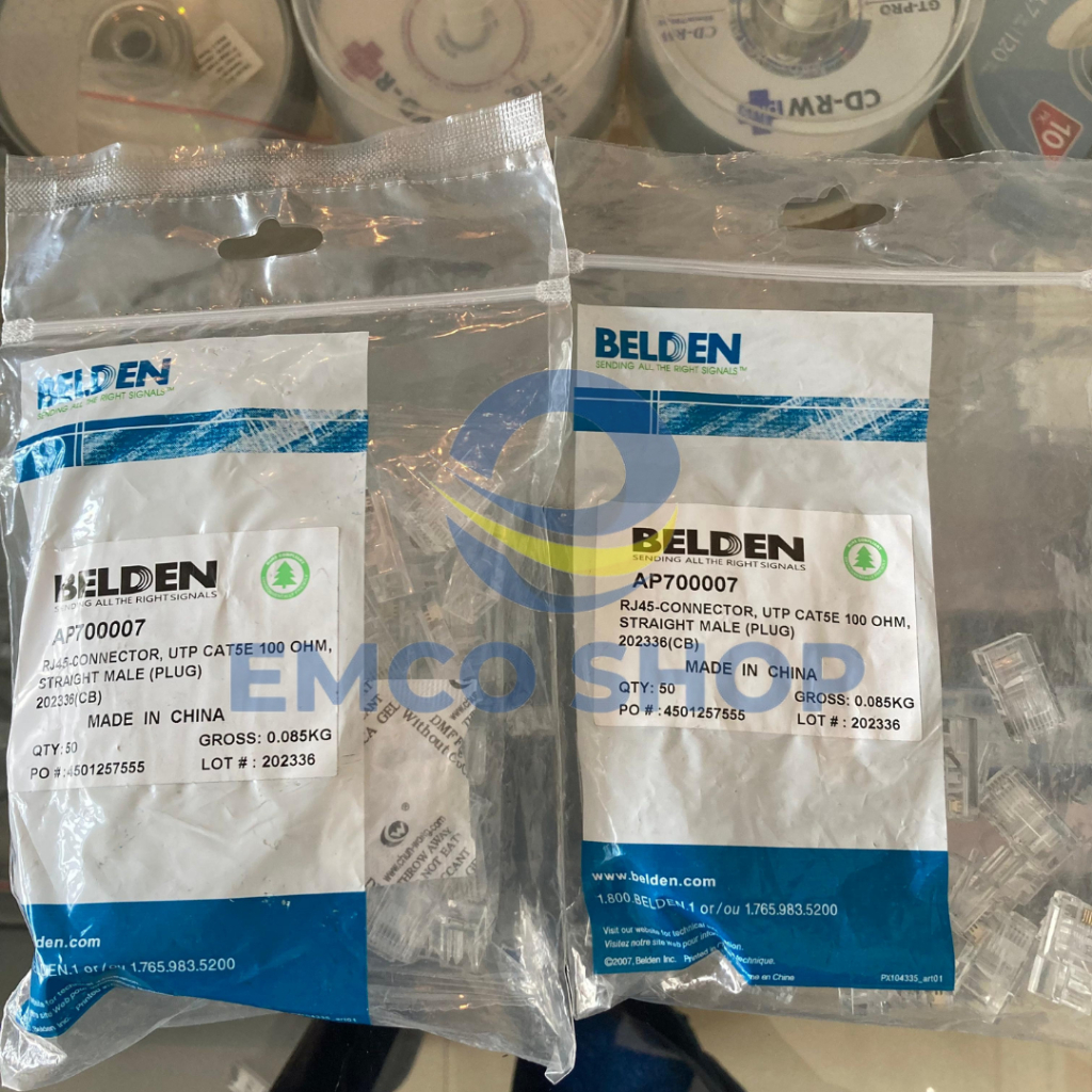 RJ45 Connector Cat.5e Belden (RJ45 Cat.5e Belden Connector: AP700007 ...