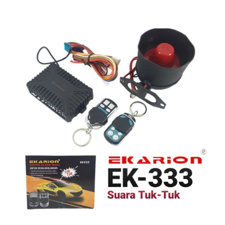 Ekarion EK333 Car Alarm Universal tuk sound | Shopee Malaysia