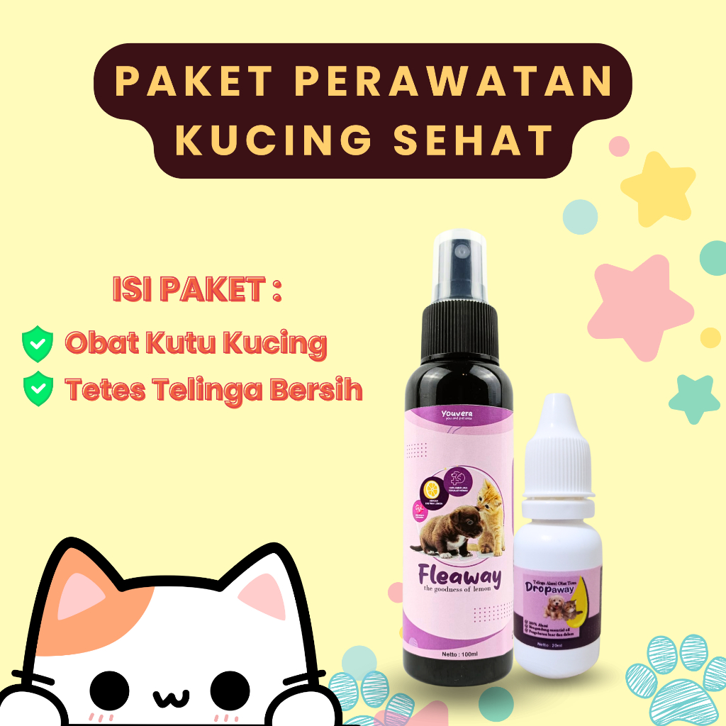Cat Care Package Anti Cat Lice And Cat Ear Drops | Shopee Malaysia
