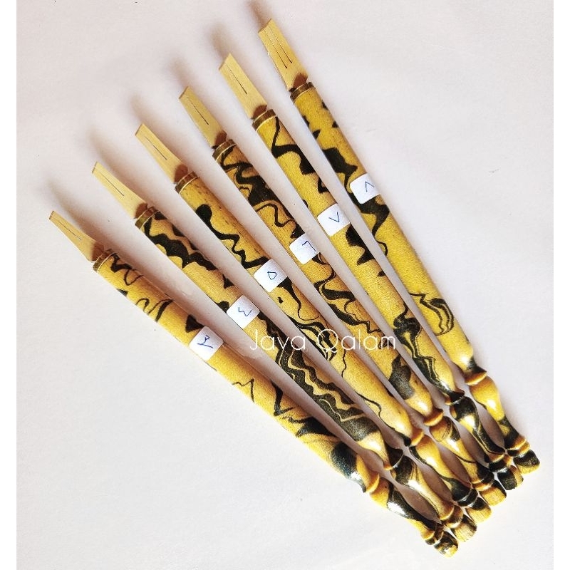 Qalam naskah package with aesthetic patterned handles, limited edition ...