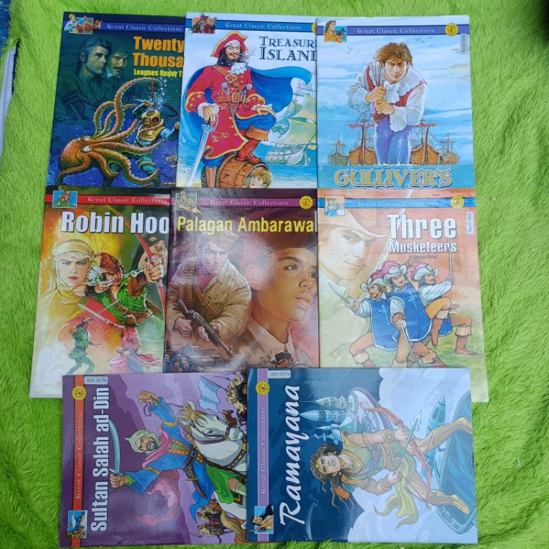 Original Comic Book TWENTY THOUSAND TREASURE ISLAND GULLIVER'S TRAVEL ...