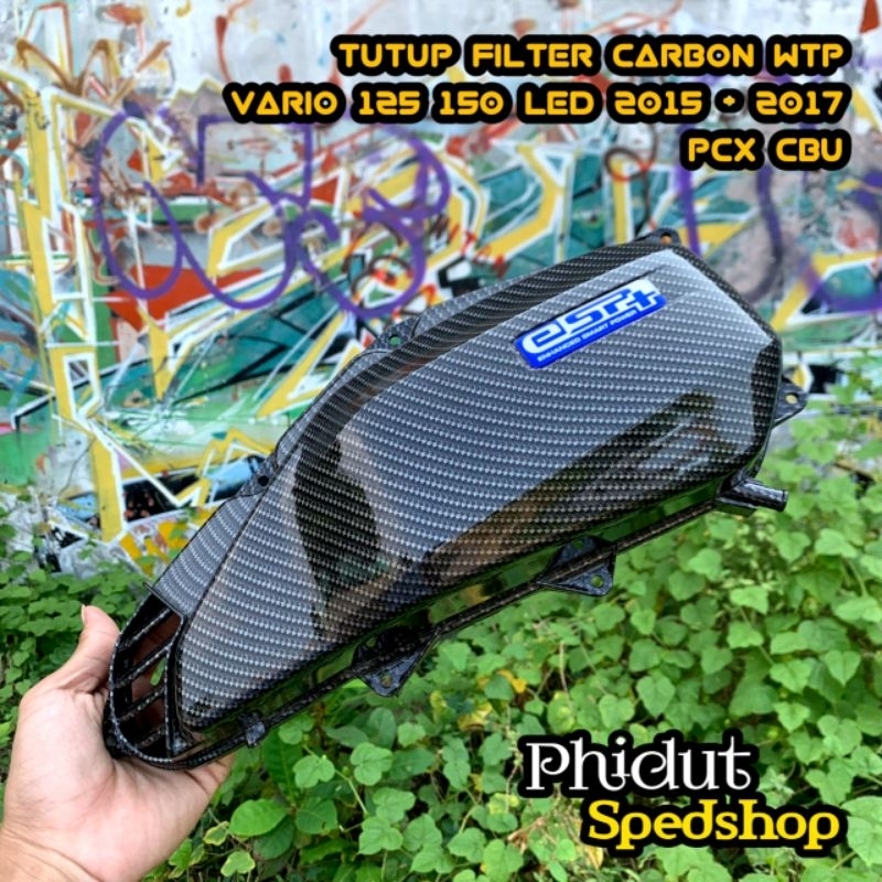 Carbon Filter Lid Cover Vario 125 150 Old Pcx Cbu Carbon Wtp Original ...